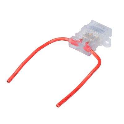 Littelfuse 0FHA0001XPGLO, ATC/ATO Inline Fuse Holder, Clear Indicator w ...