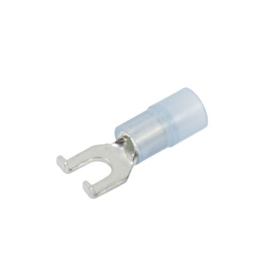 Nylon Flanged Spade Terminal, 6 Stud, Blue, 16-14 Ga (100 MIN) | 802065 ...