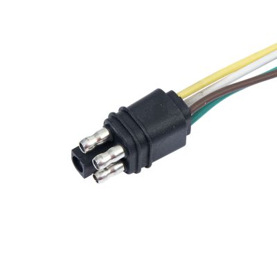 4-Way Square SAE Molded Connector, 8" Male-only, Replacement for item ...