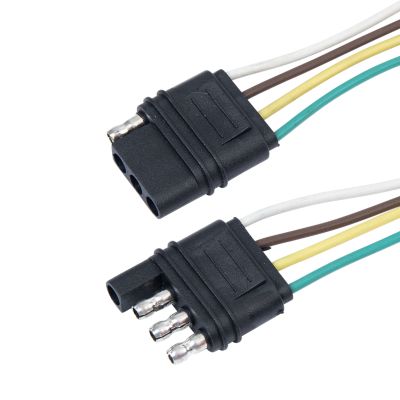 4-Way Flat SAE Molded Connector, 48" Male/Female Loop, Replacement for ...