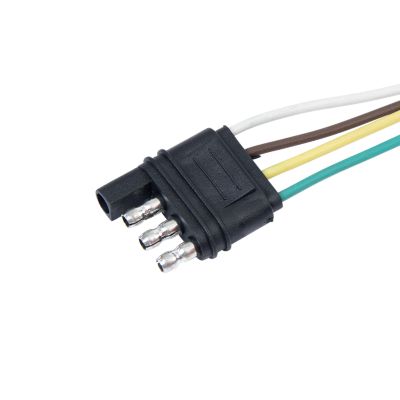 4-Way Flat SAE Molded Connector, 48" Male-only, SAE Replacement for ...