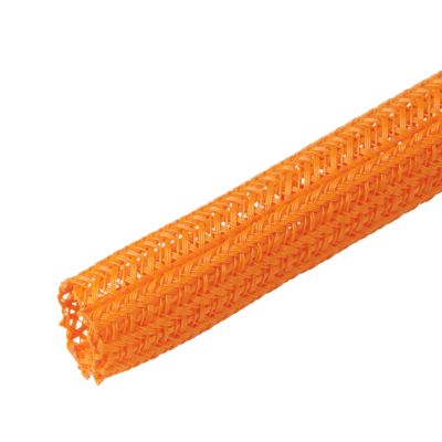 Techflex F6N2.00OR - BOX B, Orange Braided Flexible Self Wrap, 2" (25 ...