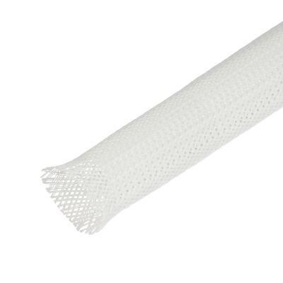Techflex PTN1.25WH - Shop Spool, White Expandable Sleeving, 1-1/4" (50 ...