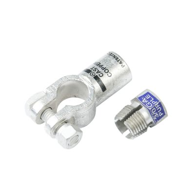 Straight Compression Nut Battery Terminals - Positive | Del City