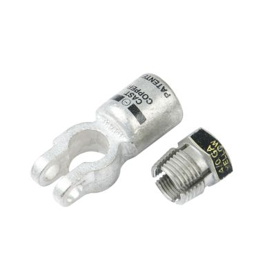 Straight Compression Nut Battery Terminals - Positive & Negative | Del City