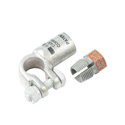 Left Elbow Compression Nut Battery Terminals - Positive | Del City