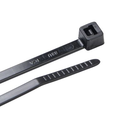 HellermannTyton T30R0M4, Standard Cable Tie, 5.9", 30lb, Black (1000 MIN) | 9302 | Del City
