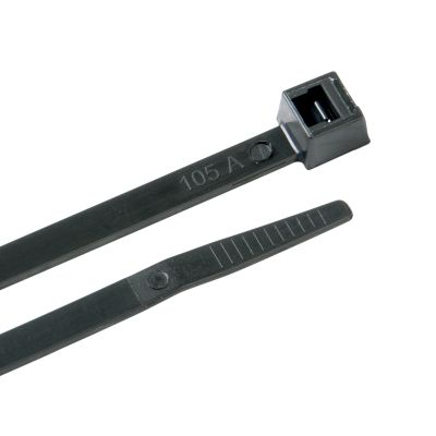 Nylon 12 Solar Cable Ties - UV Black | Del City