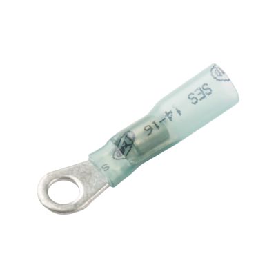 NSPA ELF114-10X, Lead-Free Heat Shrink & Solder Ring Terminal, 10 Stud ...