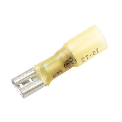 Lead-Free Heat Shrink, Solder & Crimp Push-On Terminals - 12-10 Gauge ...