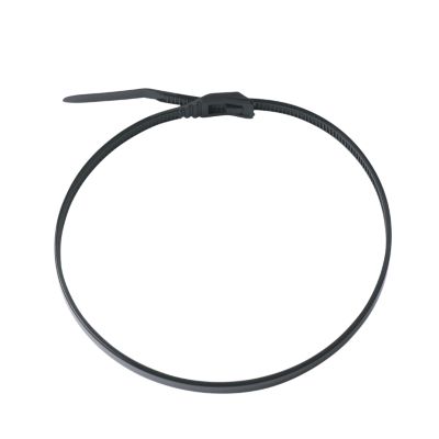 Low Profile Cable Ties - UV Black, Bulk | Del City