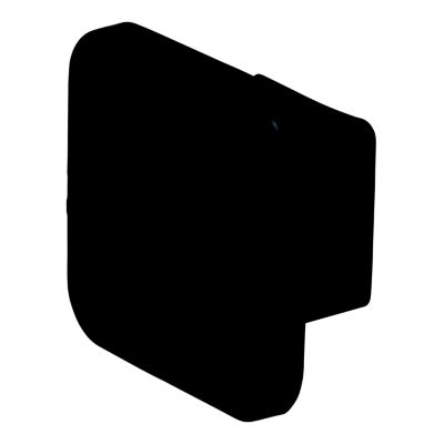 CURT 1-1/4" Rubber Hitch Tube Cover (Packaged) | Del City
