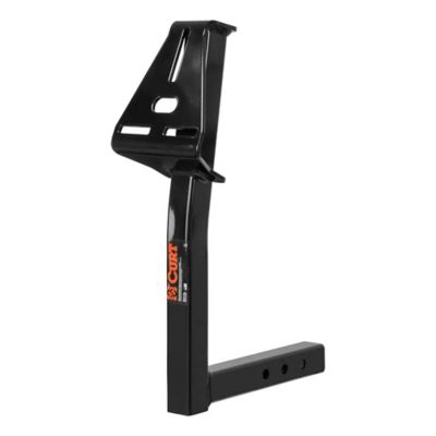 CURT 31006, 4-Inch High Trailer Hitch Spare Tire Mount for 2-inch ...