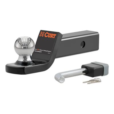 CURT Towing Starter Kit with 2" Ball (2" Shank, 7,500 lbs, 2" Drop ...