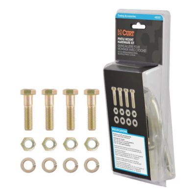 CURT 48333, Pintle Hitch Mount 1/2-Inch Hardware Kit, 4 Bolts, Yellow ...