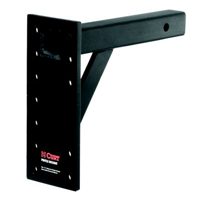 CURT 48342, Adjustable Pintle Mount for 2-Inch Hitch Receiver, 1,000 ...