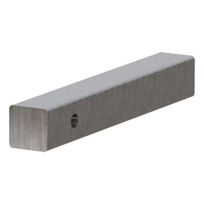 CURT 49531, 2-Inch x 14-Inch Weld-On Raw Steel Trailer Hitch Bar Shank ...