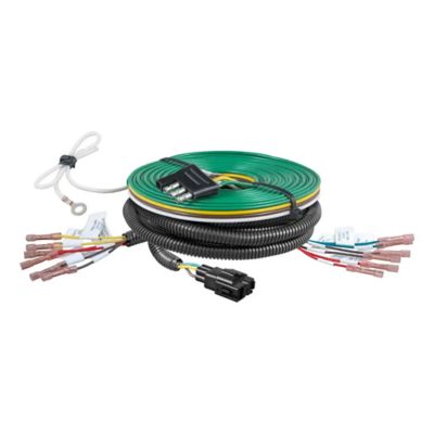 CURT Universal Splice-In Towed-Vehicle RV Wiring Harness for Dinghy ...