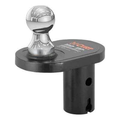 CURT Double Lock 2-5/16" Offset Gooseneck Ball (4" Rearward Offset ...
