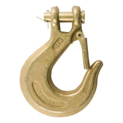 CURT 81970, 7/16-Inch Forged Steel Clevis Slip Hook with Safety Latch ...