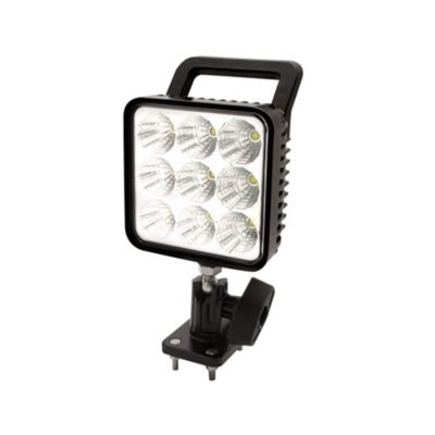 9 LED Square Spot Beam - 1,300 Lumens, Swivel Mount | Del City