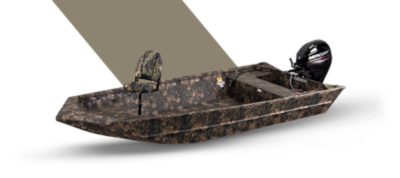 Roughneck 1660 Aluminum Hunting & Fishing Jon Boat | Lowe Boats