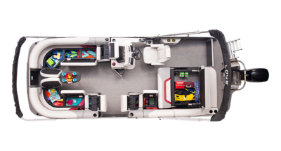 Lowe SS230 Convertible Lounge Sport Pontoon Boat | Lowe Boats