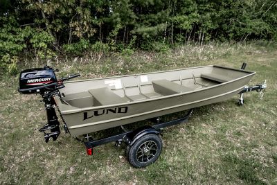 Lund® Jon Boat 1240 - 11 ft Utility Boat for Fishing and Hunting