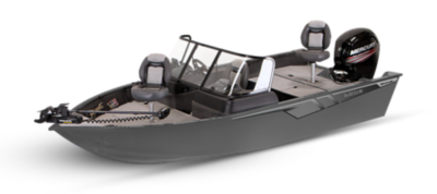 16' 9" Lowe® 1675 WT Deep V Walk-Thru Large Aluminum Fishing Boat ...